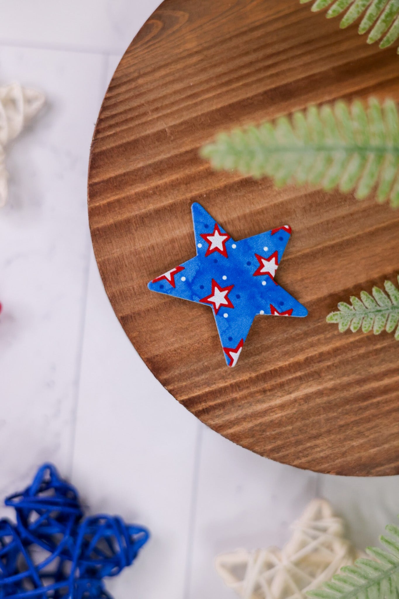 Mini Patriotic Star Magnet - Whiskey Skies