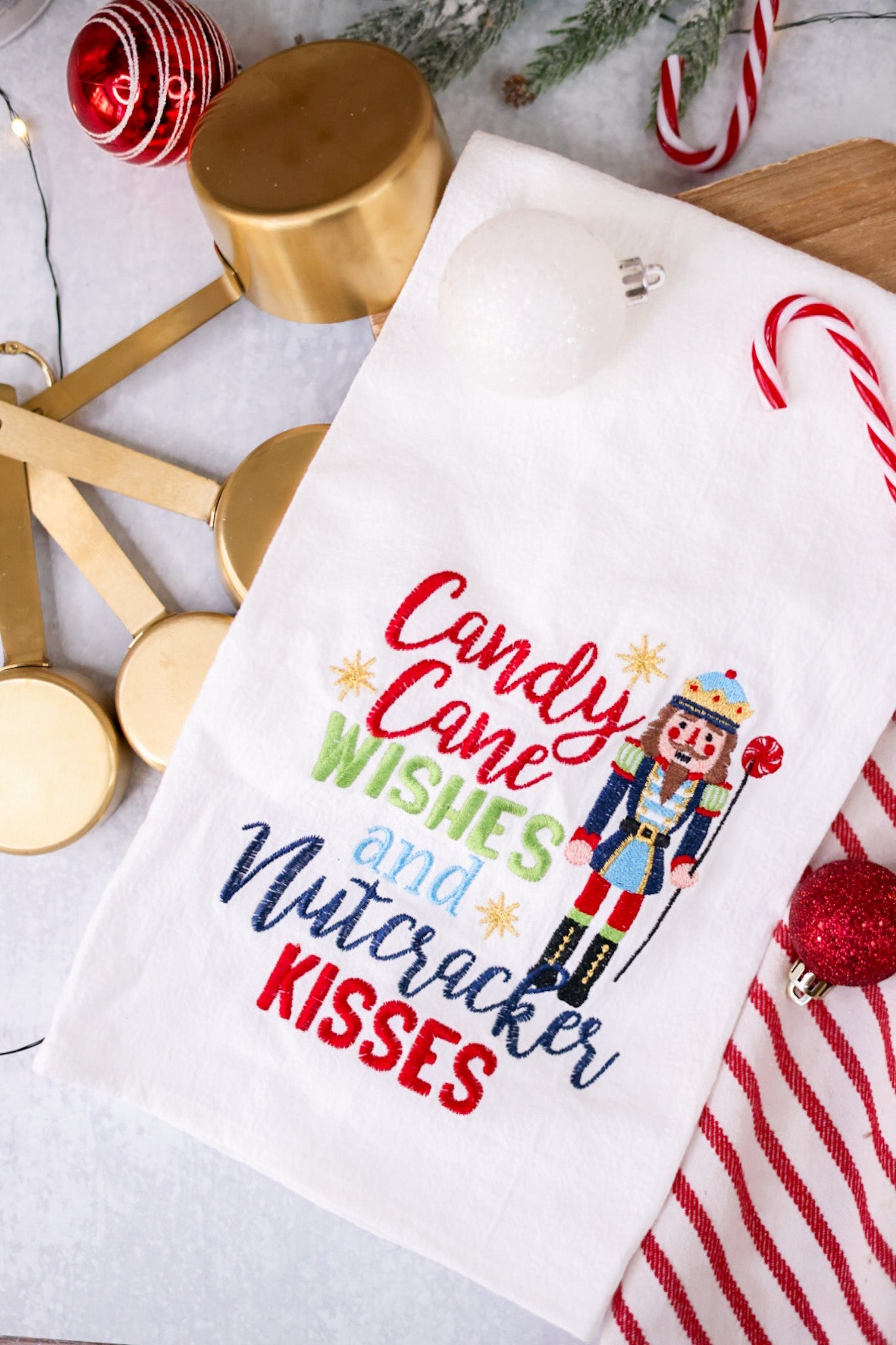 Nutcrackers Kissing Decorative Towel - Whiskey Skies